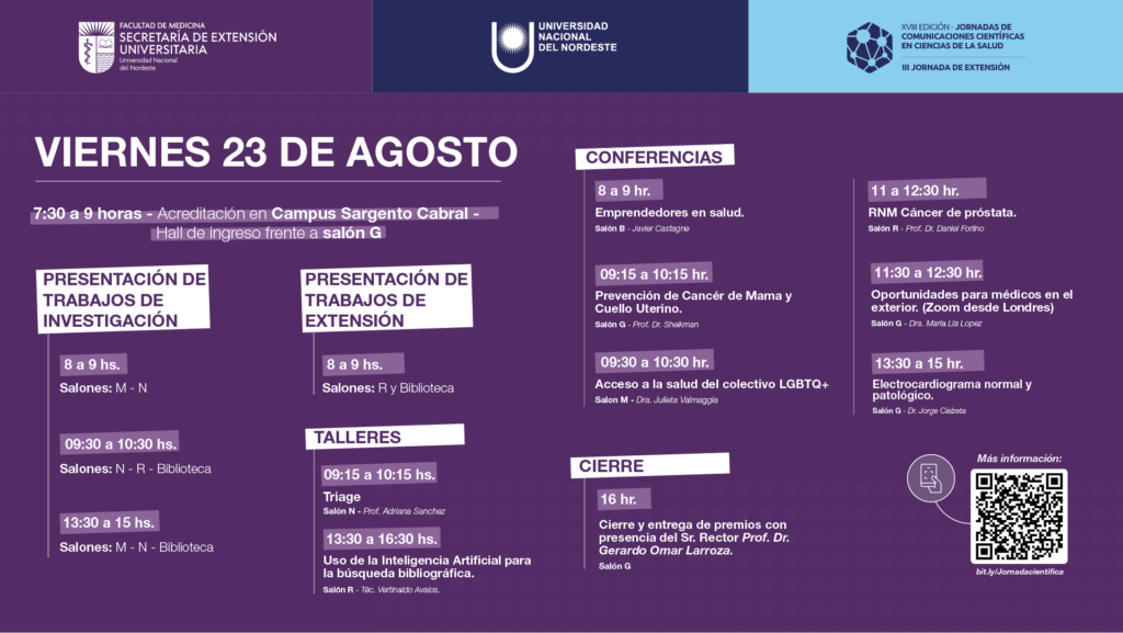 Cronograma – Viernes Facultad de Medicina